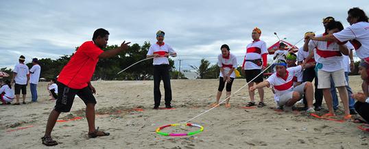 Outbound di Bali Pantai Tanjung Benoa